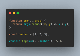 Spread Syntax and Rest Parameter | Dev Log